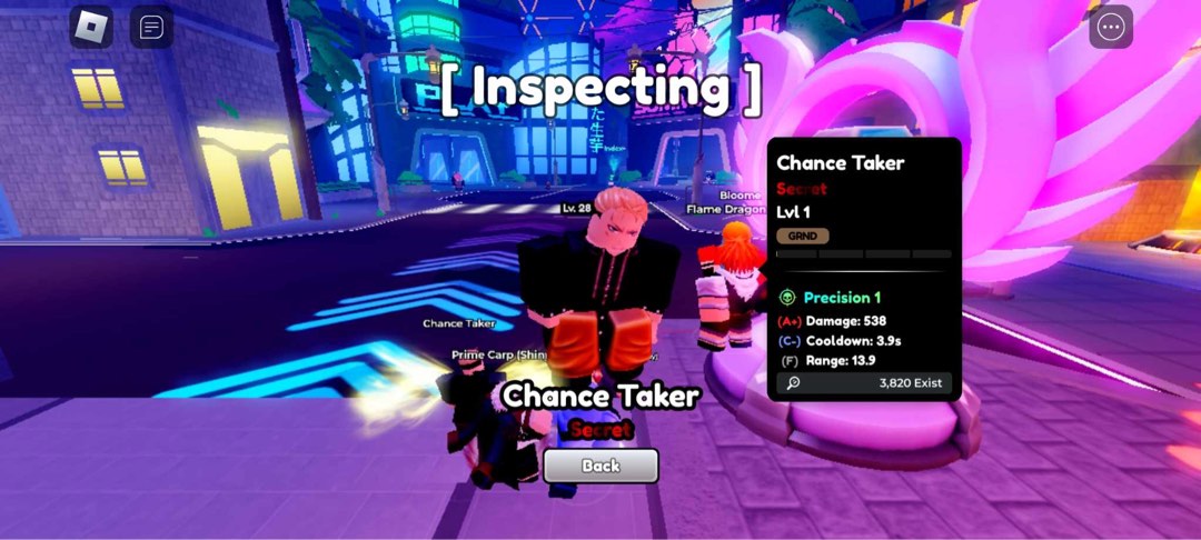 Chance Taker Hakari Anime Defenders, Video Gaming, Gaming Accessories ...