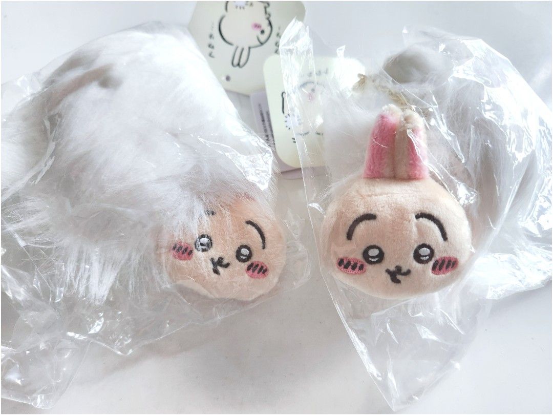 Chiikawa Usagi tail mascots, Hobbies & Toys, Memorabilia & Collectibles ...