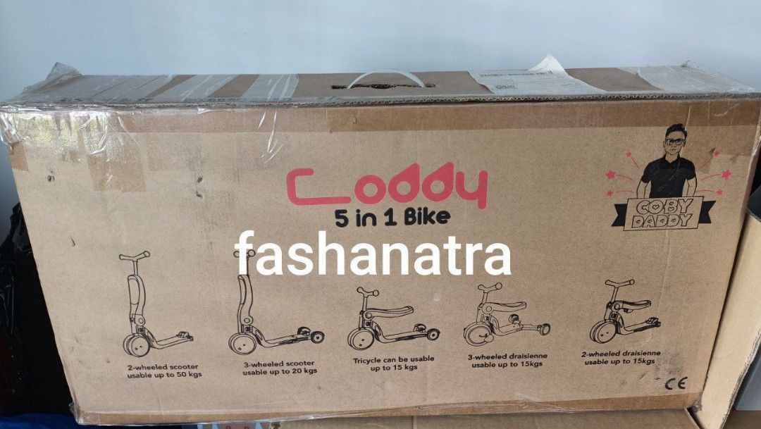 Coddy 5-in-1 Tricycle, Babies & Kids, Infant Playtime on Carousell