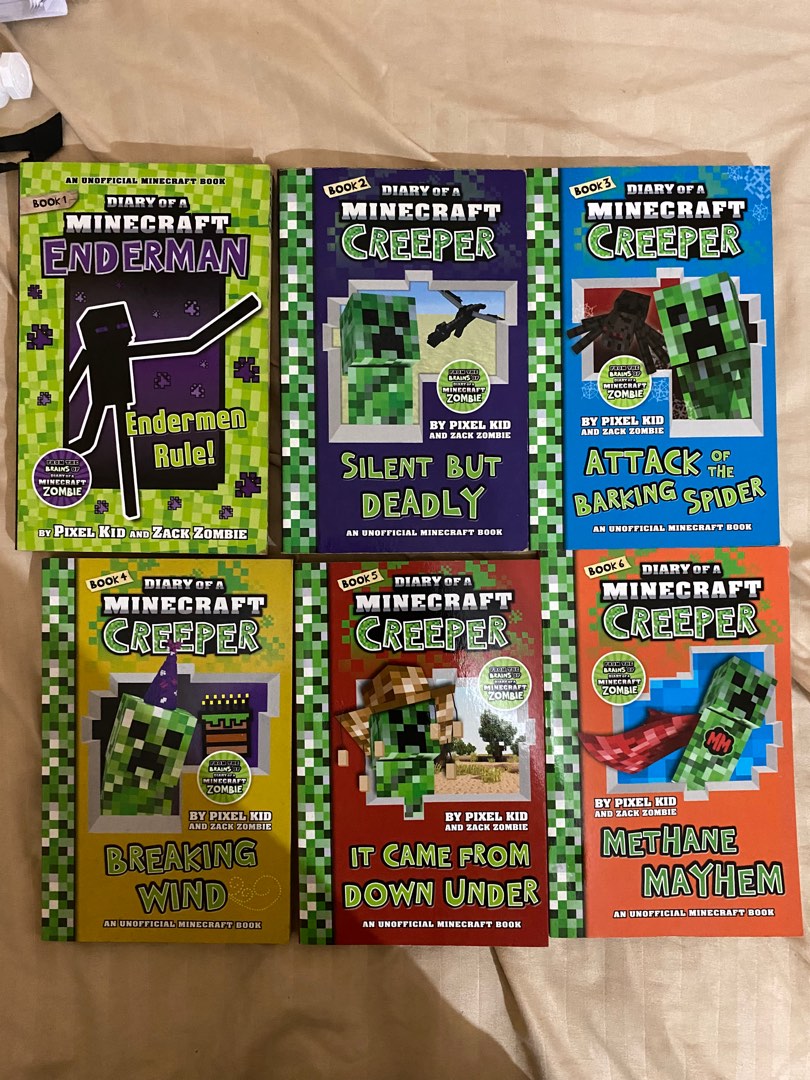 Diary of a Minecraft Book 1-6, Hobbies & Toys, Books & Magazines ...