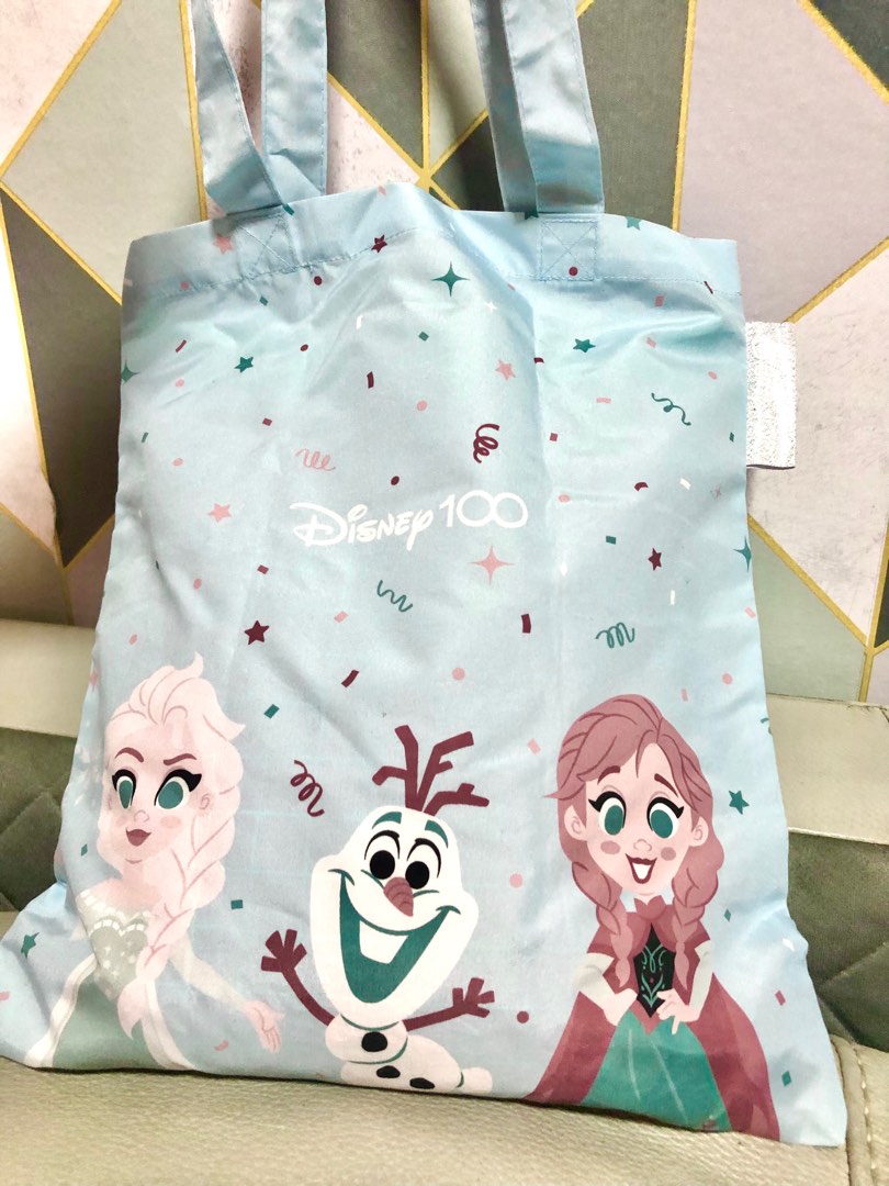 Disney 100 Frozen Tote Bag, Hobbies & Toys, Collectibles & Memorabilia ...