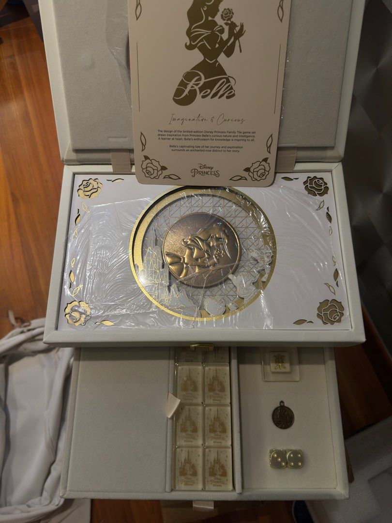 Disney Princess Beauty and the beast Mahjong Set, Hobbies & Toys, Toys ...