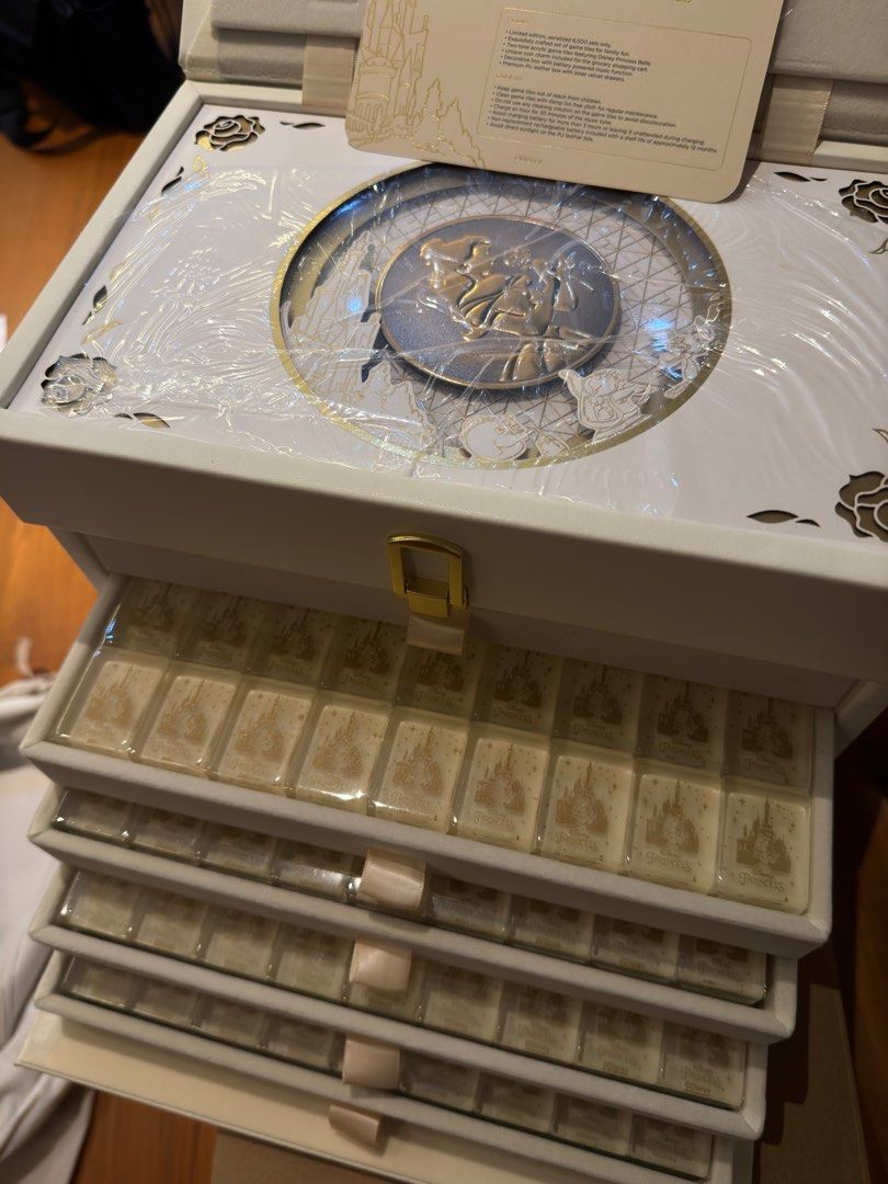 Disney Princess Beauty and the beast Mahjong Set, Hobbies & Toys, Toys ...