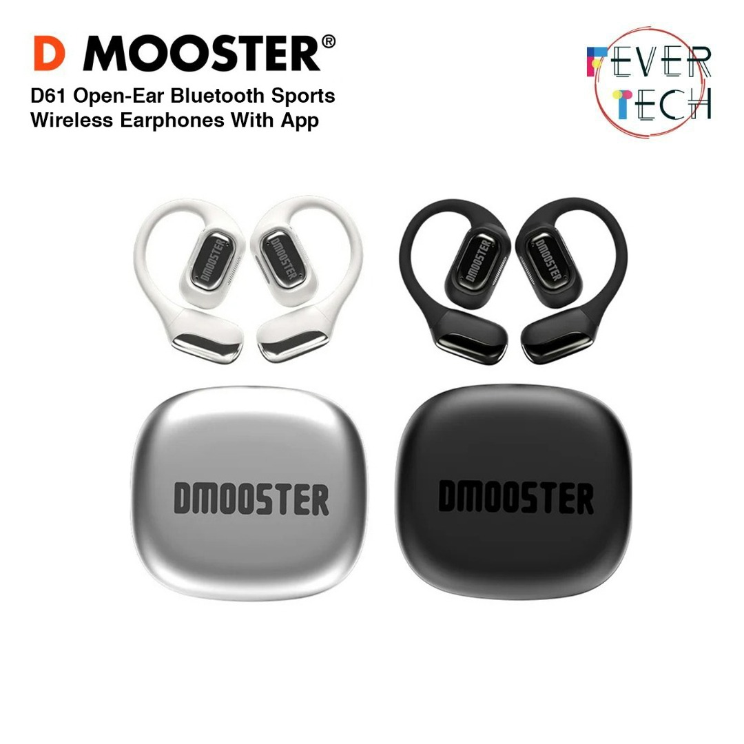DMOOSTER D61 Open-Ear Bluetooth Sports Wireless Earphones With App ...