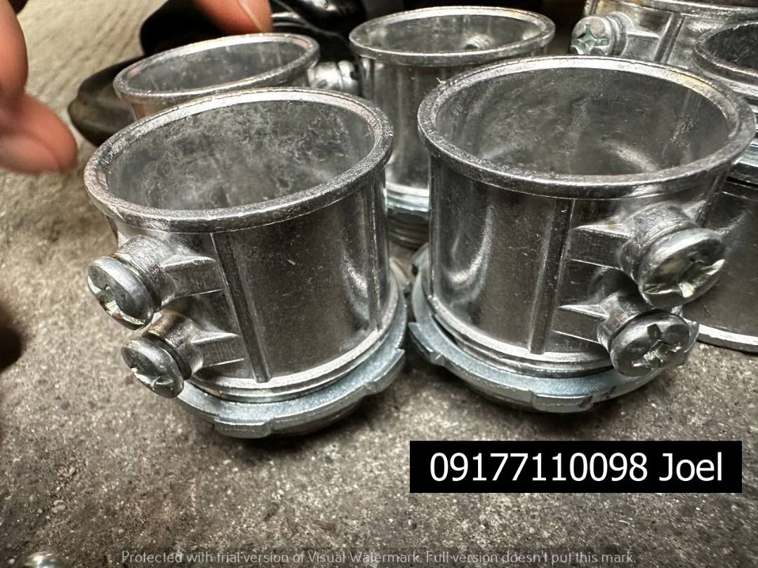 EMT CONNECTOR SCREW TYPE WITH LOCK NUT, Commercial & Industrial ...