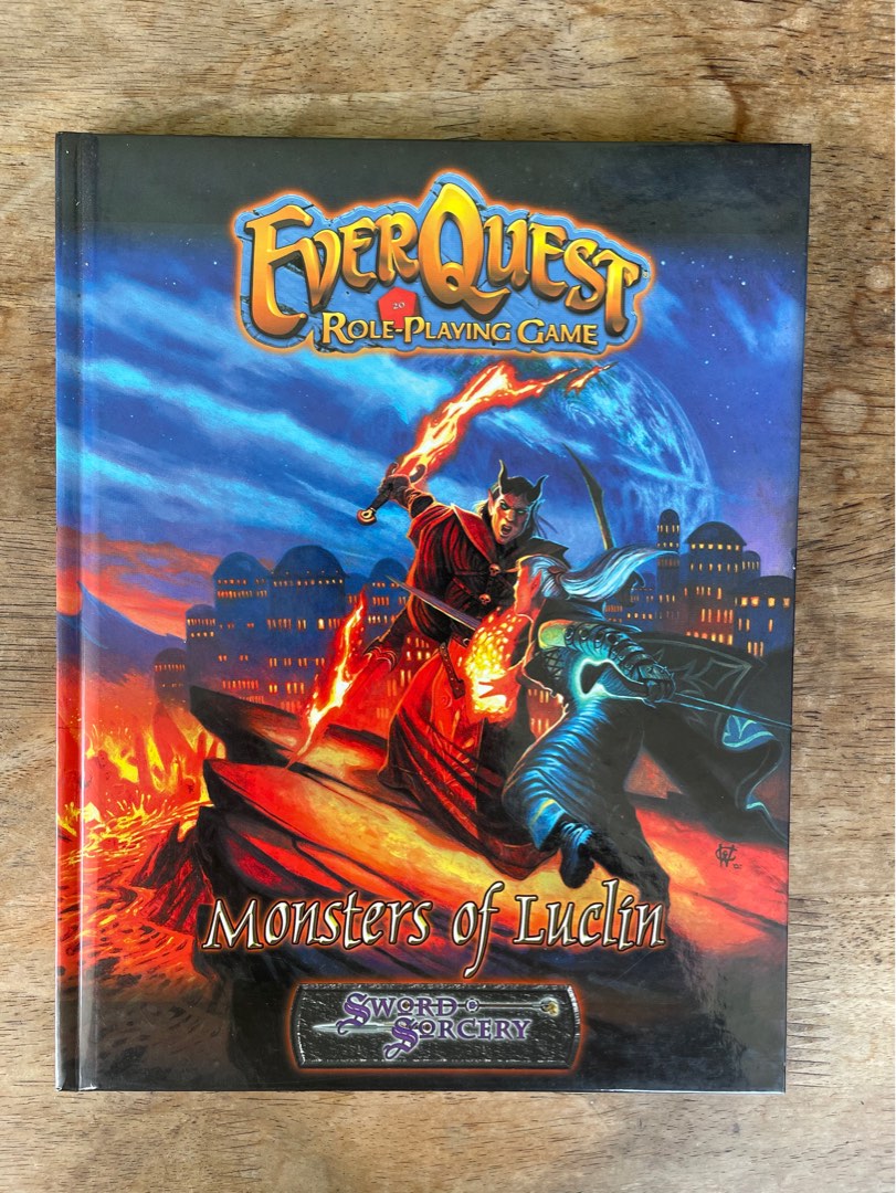 EverQuest - Monsters of Luclin Hardcover Role-Playing Book, Hobbies ...