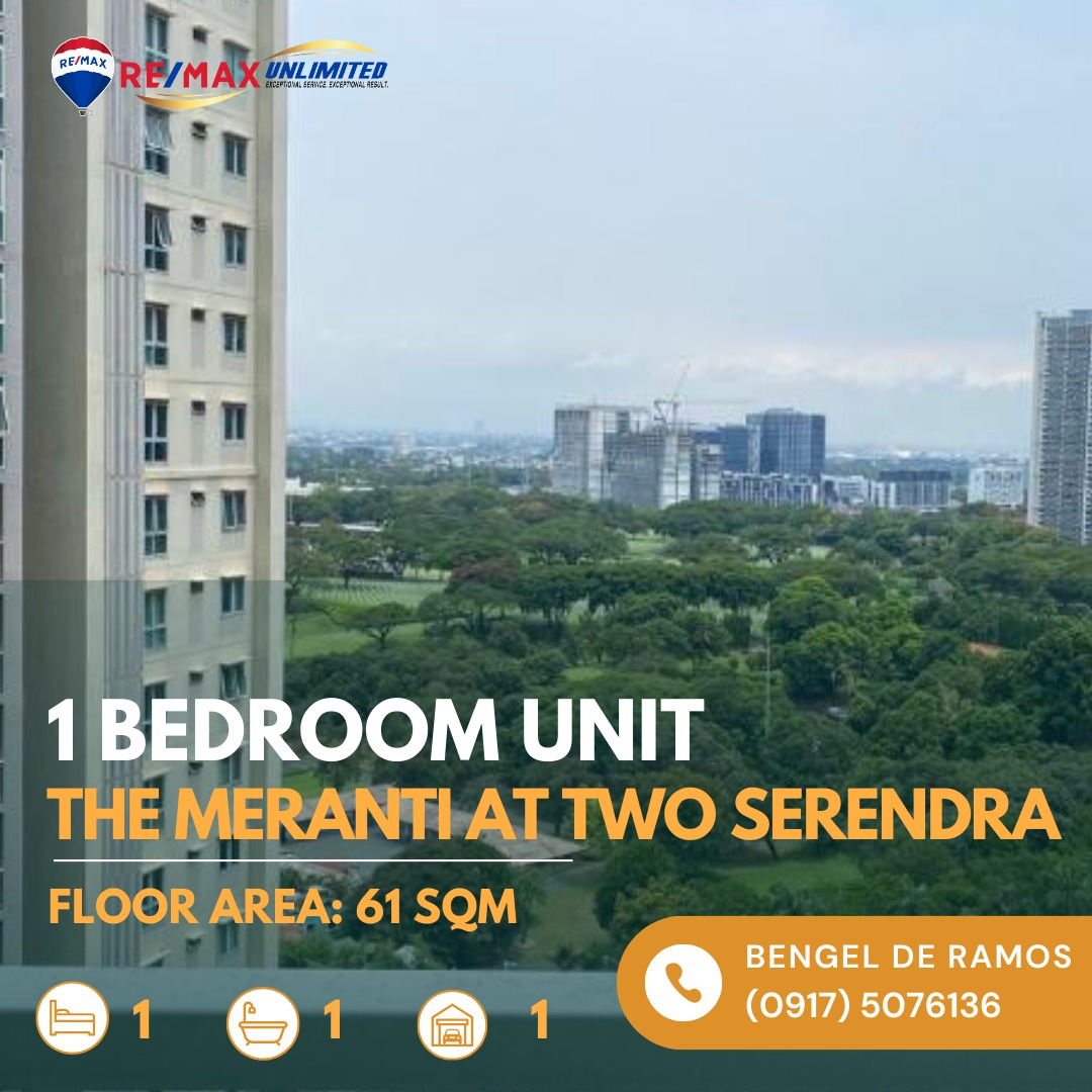 For Sale | One Bedroom Condo Unit The Meranti at Two Serendra in BGC Taguig City , Property, For ...