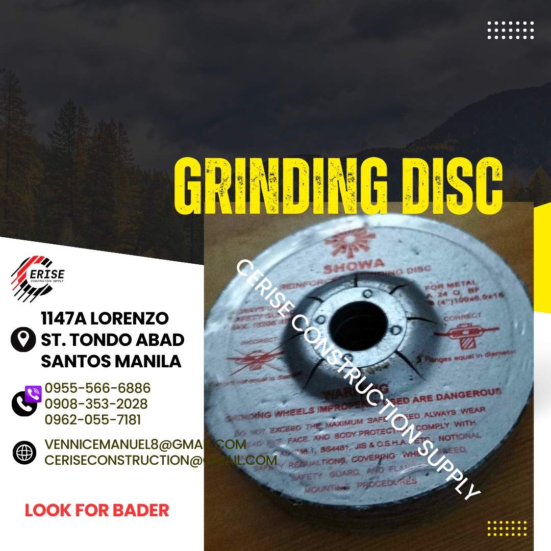 GRINDING DISC FOR SALE, Commercial & Industrial, Industrial Equipment ...