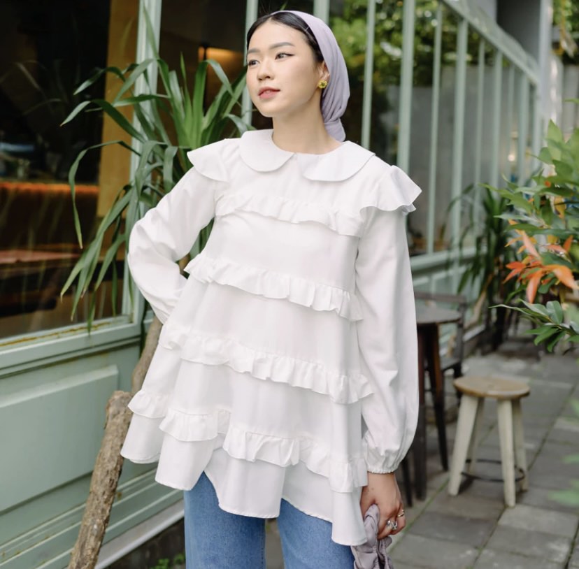 Hijabchic dalisha broken white S | bukan heaven lights bukan vanilla ...