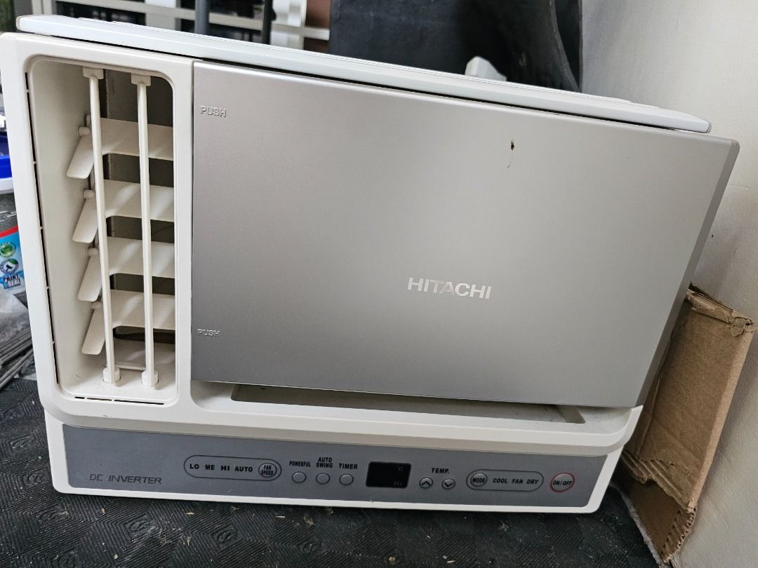 Hitachi 1.0 HP DC Inverter Window Type Aircon (RA-10HVQ), TV & Home ...