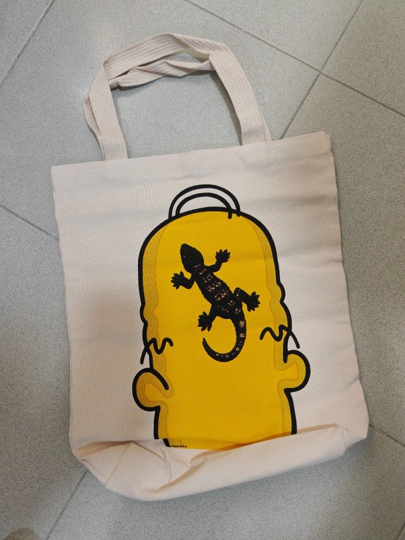 Homer Simpson tote bag, 女裝, 手袋及銀包, Tote Bags - Carousell