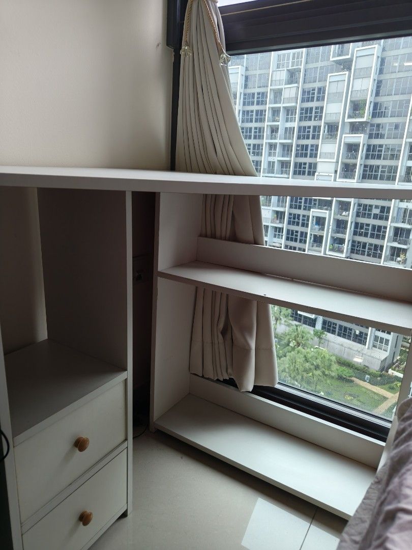 Installed coner table, Furniture & Home Living, Furniture, Tables ...