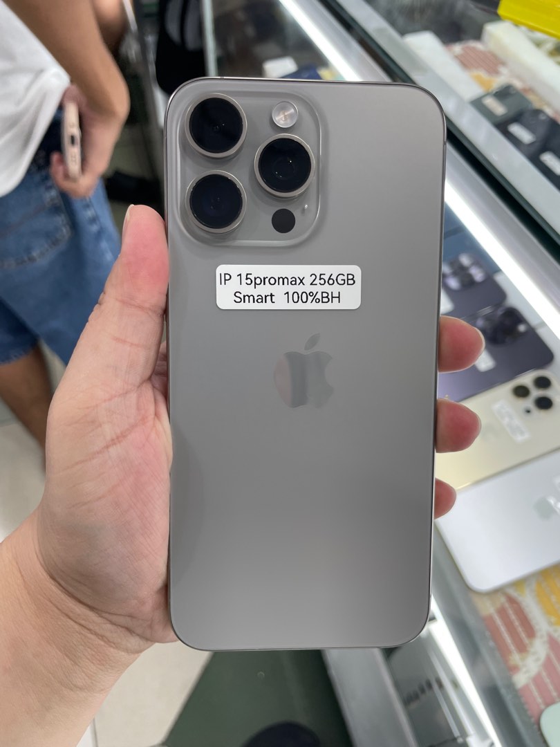 IPHONE 15 PRO MAX 256GB SMARTLOCKED 100% BATTHEALTH NTC APPROVED NO ...