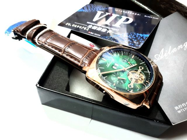 Jam Tangan Automatic Pria Ailang 8655 Chronograph Stainless Steel ...