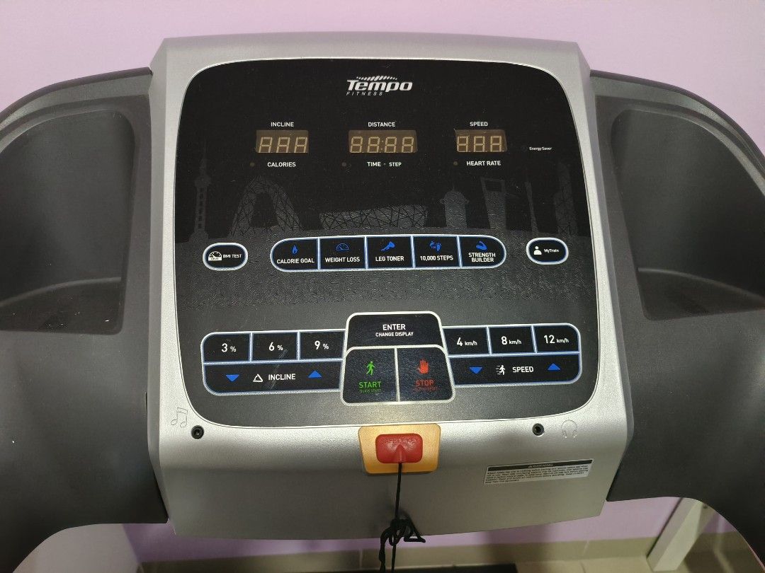 Johnson Tempo Treadmill, Sports Equipment, Exercise & Fitness, Cardio ...