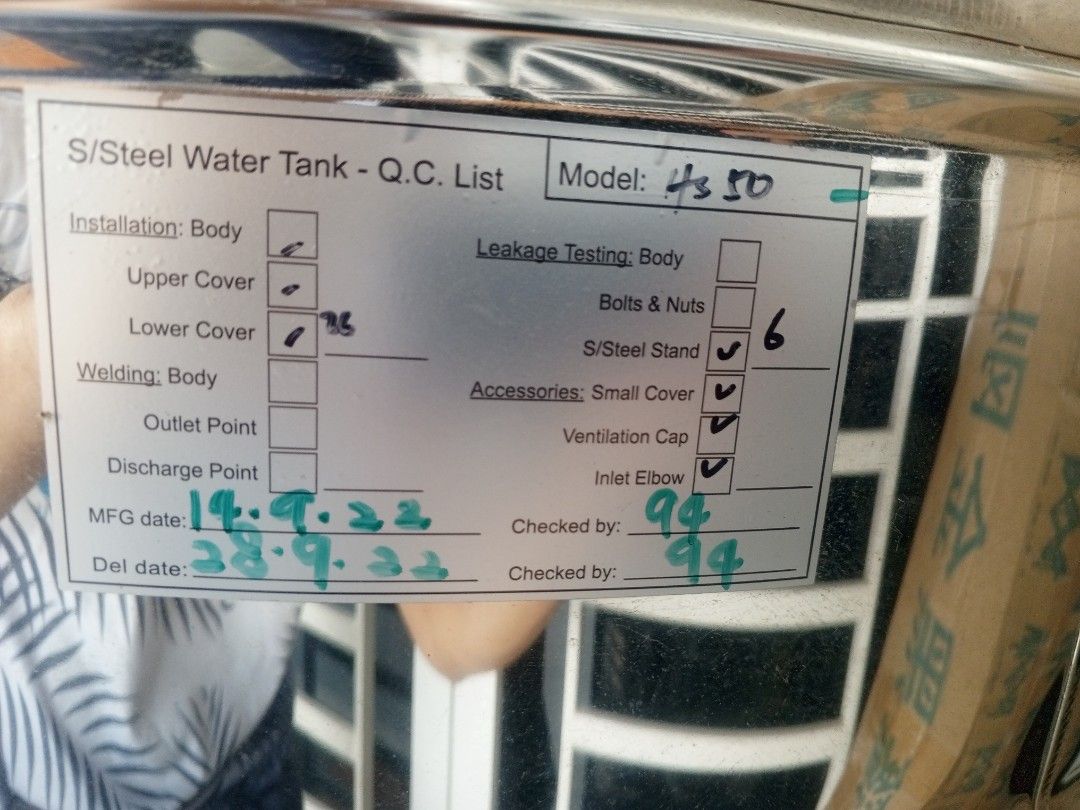 King Kong Water Tank 500L, TV & Home Appliances, Other Home Appliances ...