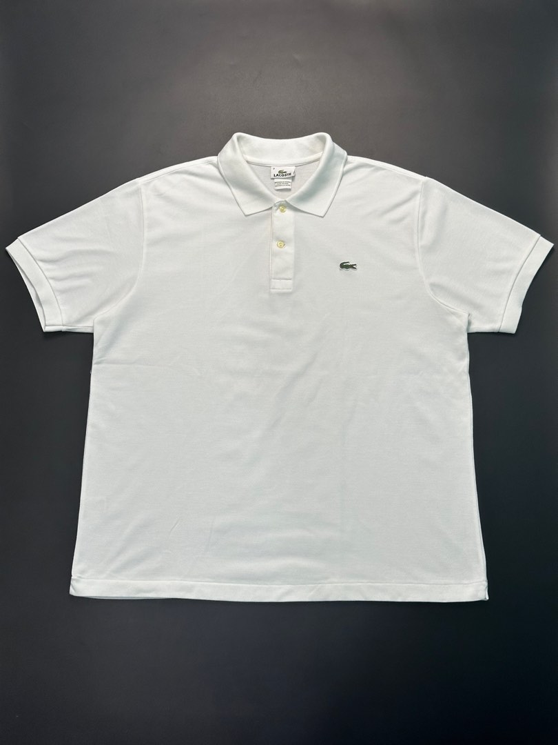 Lacoste - Basic Logo - White Polo, Men's Fashion, Tops & Sets, Tshirts ...