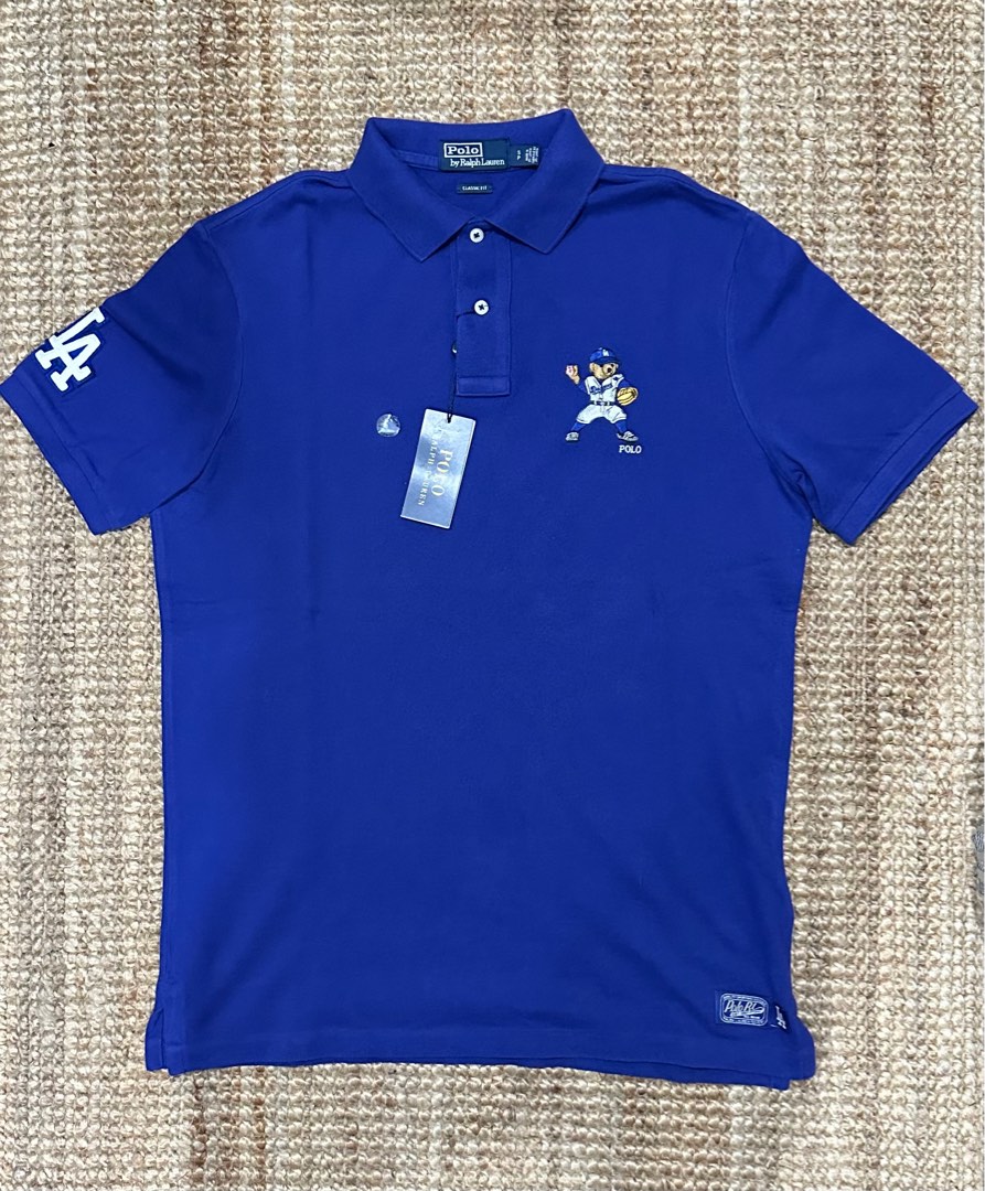 Limited Edition Polo Ralph Lauren Polo Bear LA Dodgers Classic-Fit Polo ...