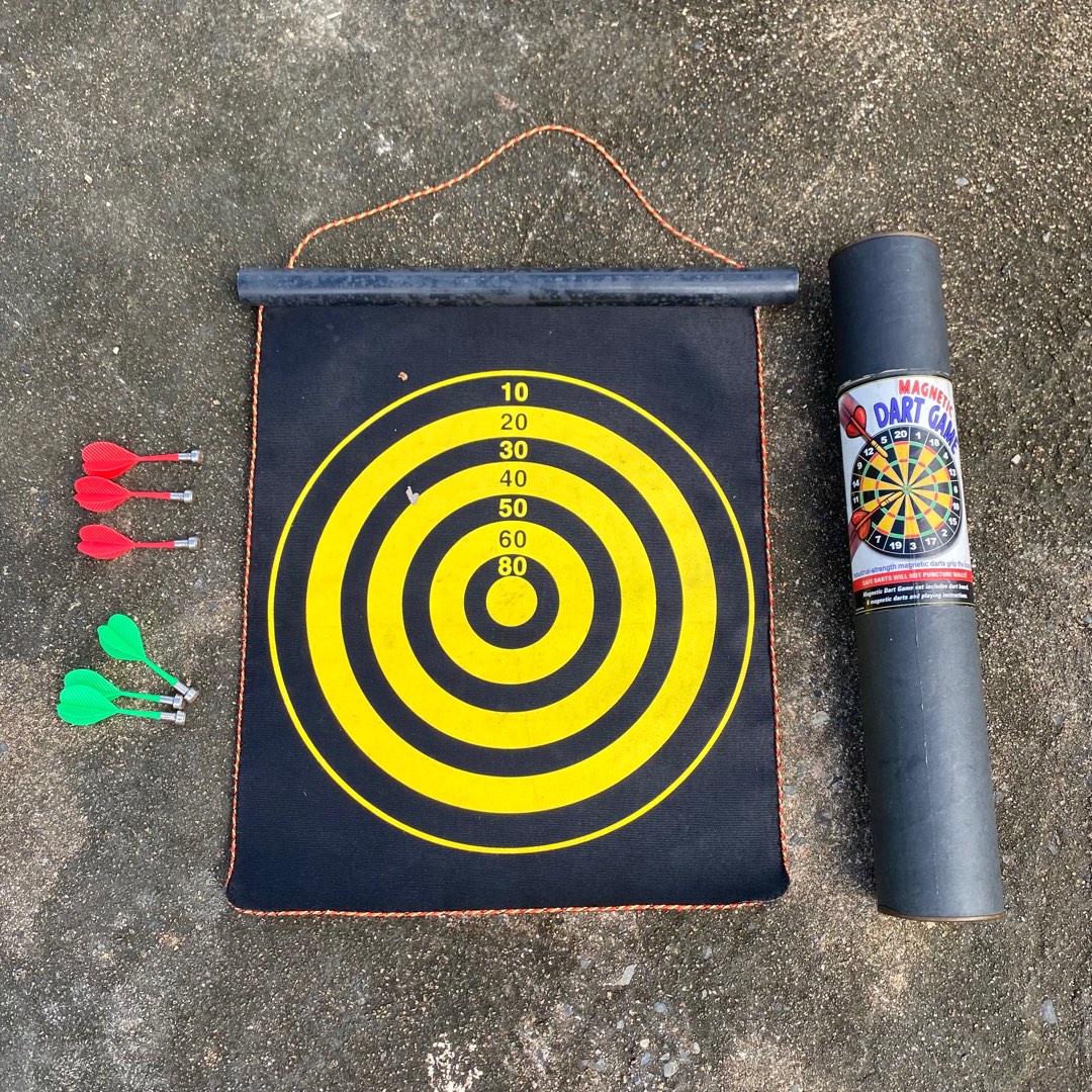 Magnetic Dart Game Magnetic Dart Game Set Inculdes Dart Board 6