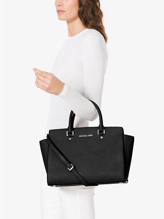 Michael kors large selma bag store