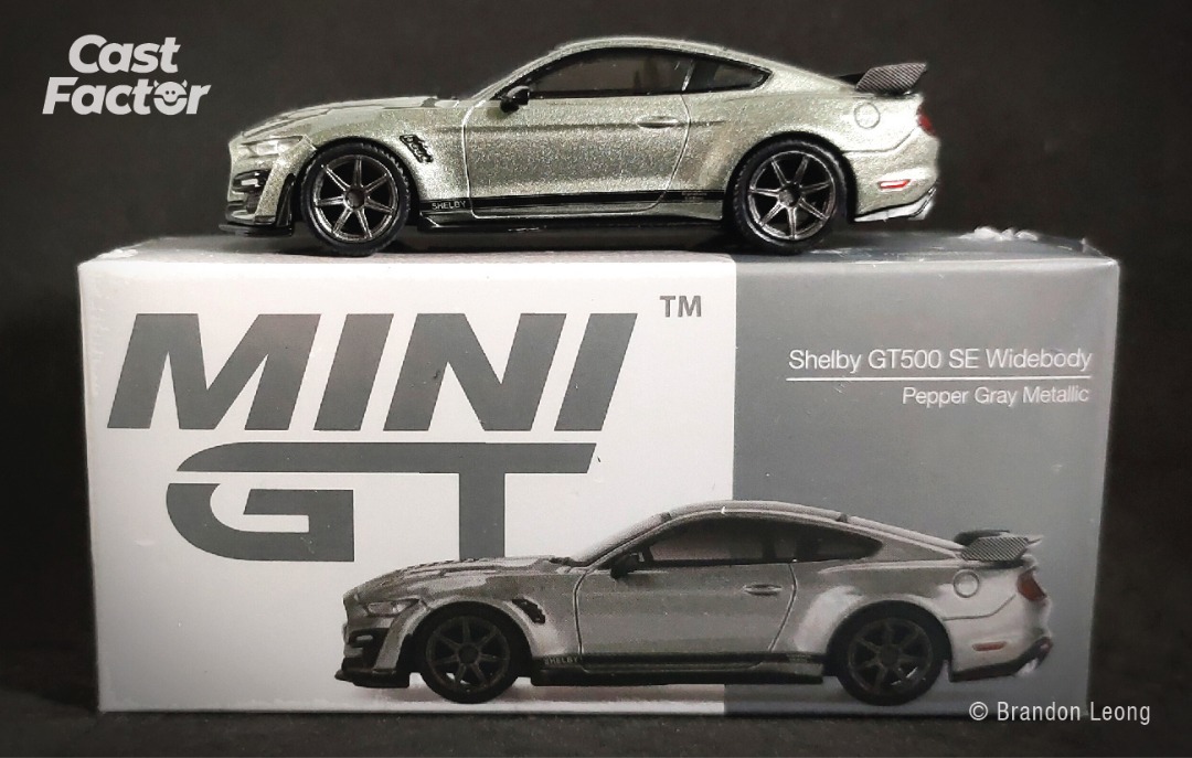 Mini GT #615 Shelby GT500 SE Widebody Pepper Gray Metallic (LHD ...