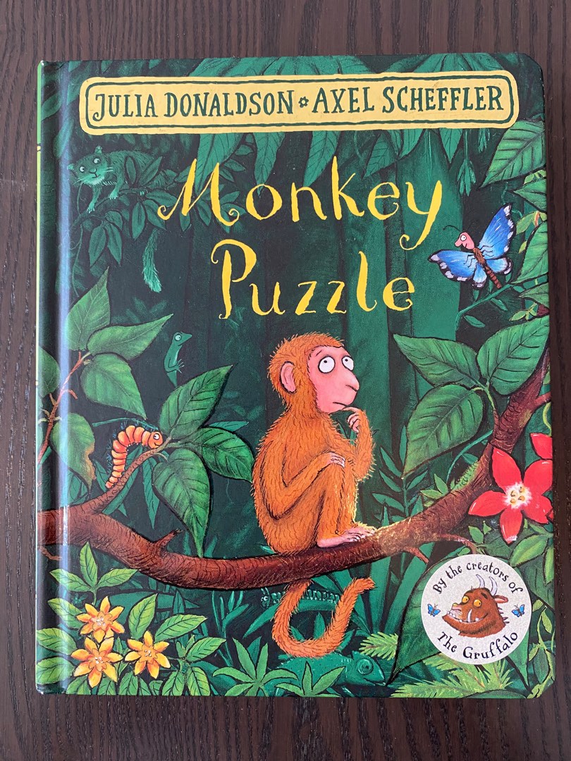Monkey Puzzle Julia Donaldson & Axel Scheffler, 興趣及遊戲, 書本 & 文具, 小朋友書 ...