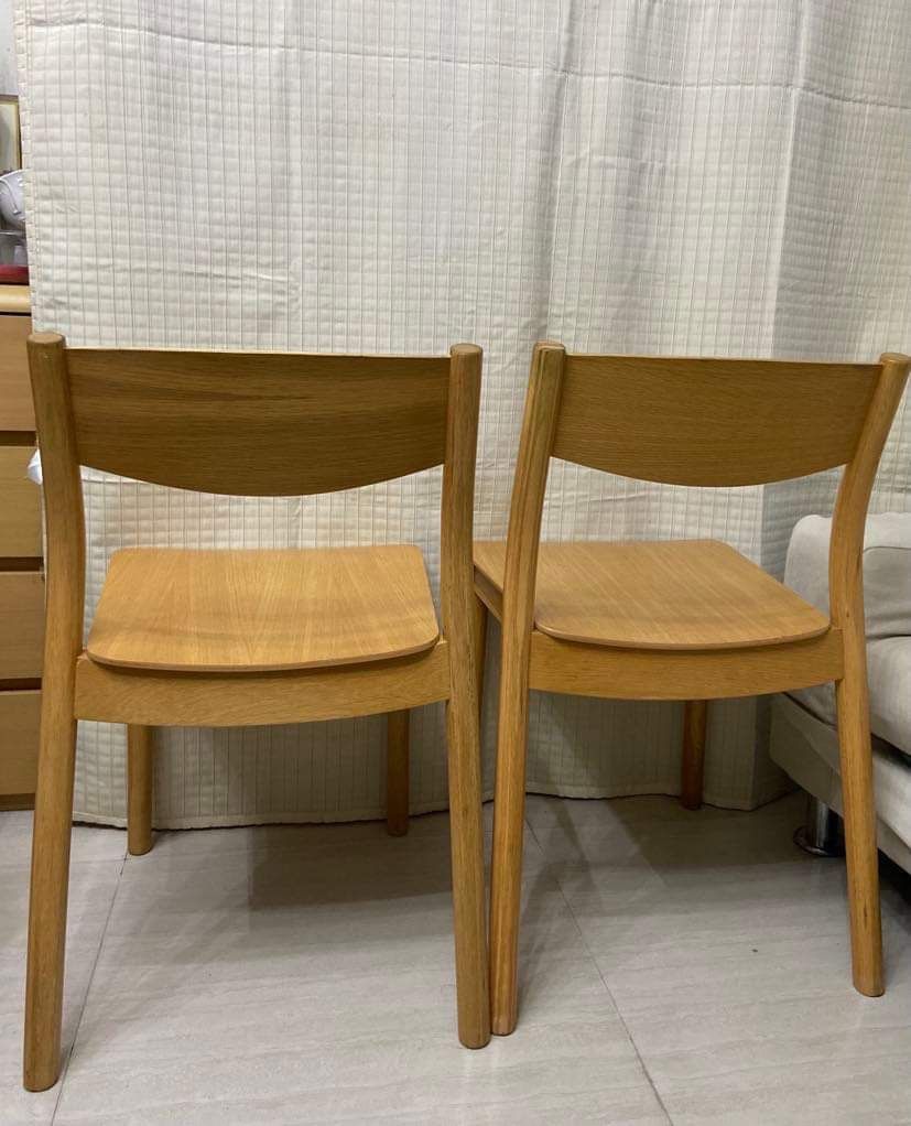 Muji Stackable Chair, Furniture & Home Living, Furniture, Chairs on ...