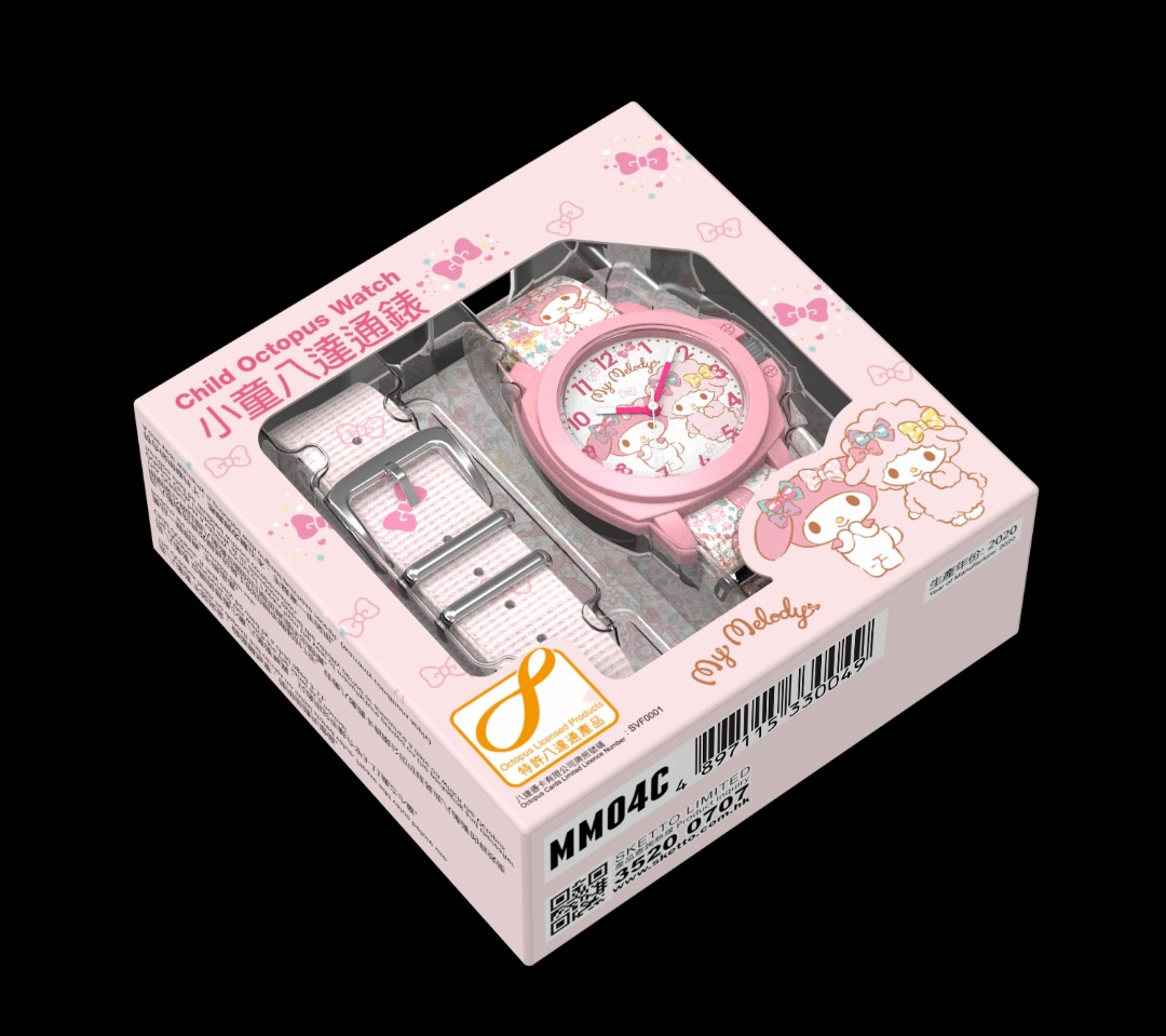 深水埗門市有其他款 My Melody 小童 八達通手錶 Octopus 八達通 8達通 小朋友手錶 8達通手錶MM04C, 女裝, 手錶及 ...