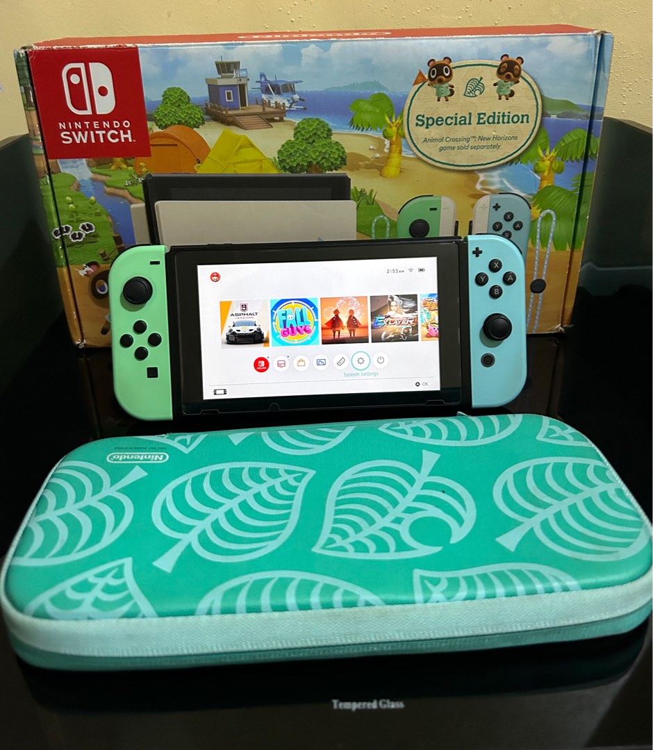 Nintendo switch Animal Crossing V2 with Games, Video Gaming, Video Game ...