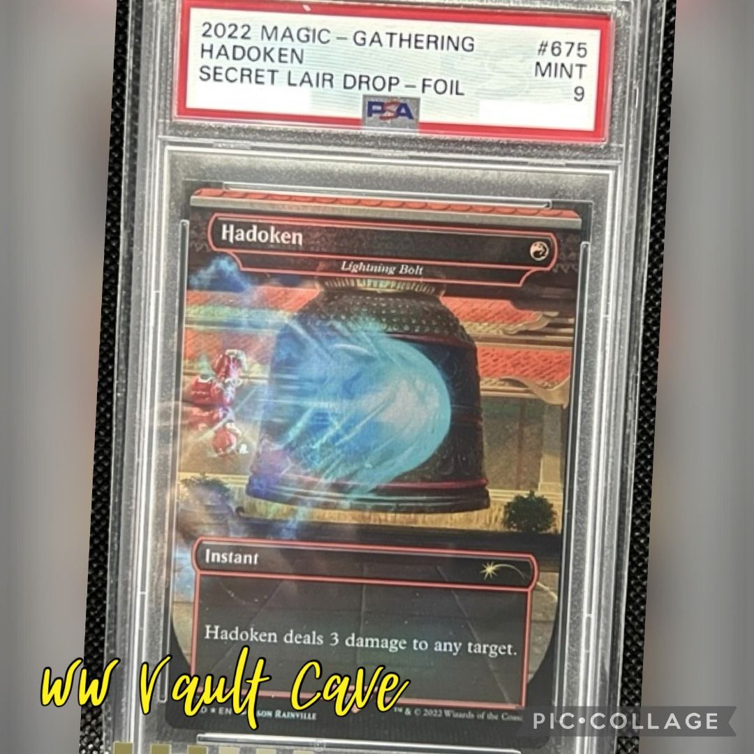 Original Magic Gathering Street Fighter Secret Lair Drop Foil Ehonda Ryu Ken Blanka