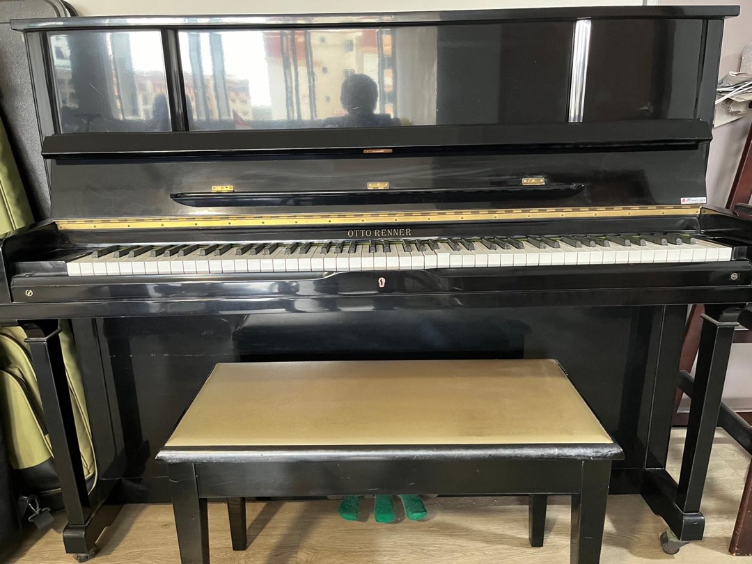 Rare Otto Renner Upright Piano, Hobbies & Toys, Musical Instruments on ...