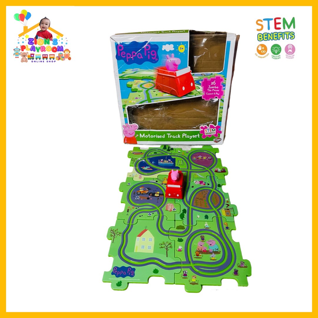 Peppa Pig Motorised Track Playset, Hobbies & Toys, Toys & Games on ...