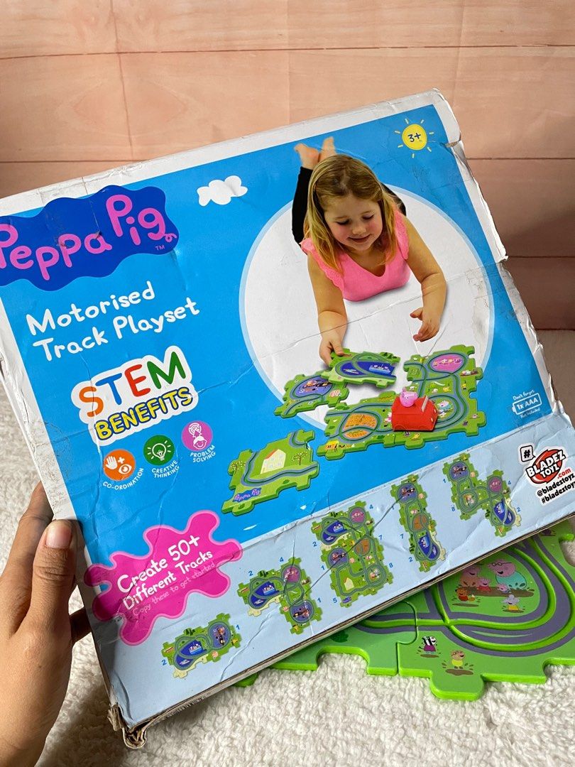 Peppa Pig Motorised Track Playset, Hobbies & Toys, Toys & Games on ...