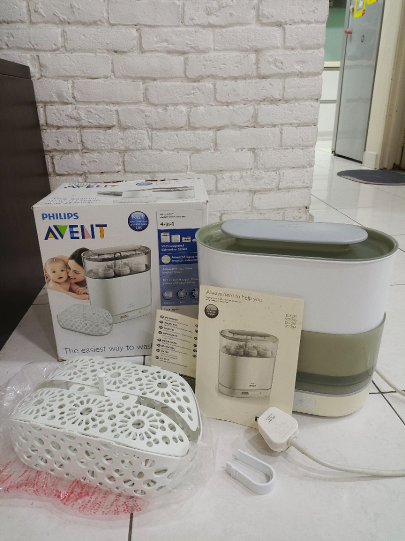 Philips Avent 3-in-1 Electric Steam Steriliser (Grey colour), Babies ...