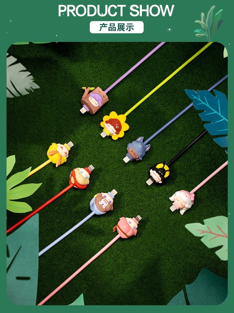 POPMART DIMOO Forest Night Series-Cable Line Blind Box Cable Cord ...