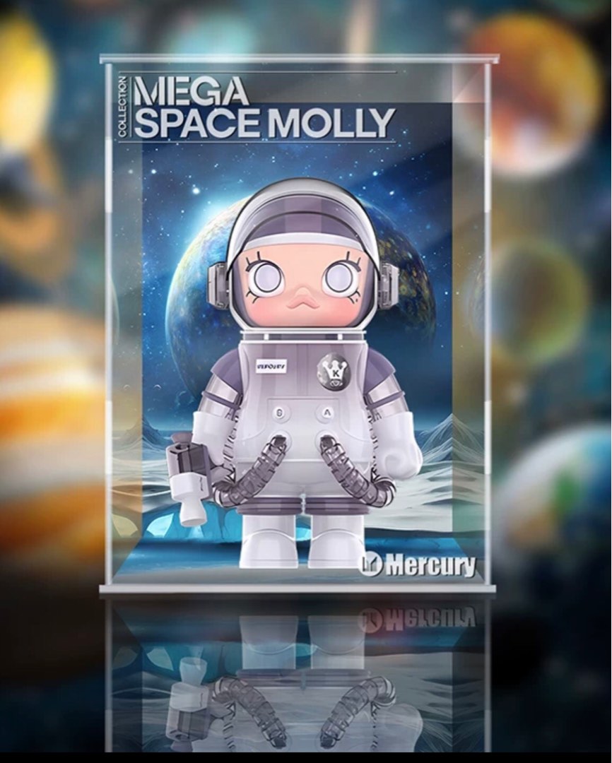 Popmart Molly planet mercury acrylic display 400%, Hobbies & Toys, Toys ...