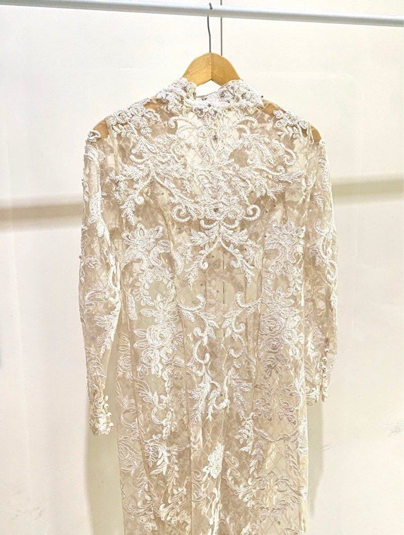 Preloved Kebaya Akad Full Payet by Modiste Liesty, Fesyen Wanita ...