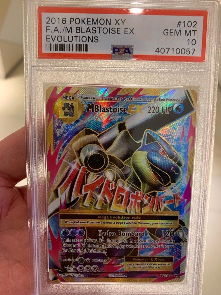 mega blastoise card psa 10