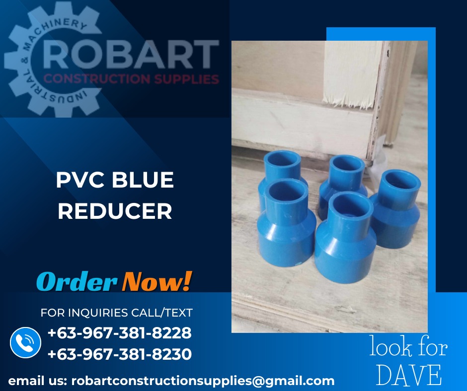 PVC BLUE REDUCER, Commercial & Industrial, Construction Tools ...