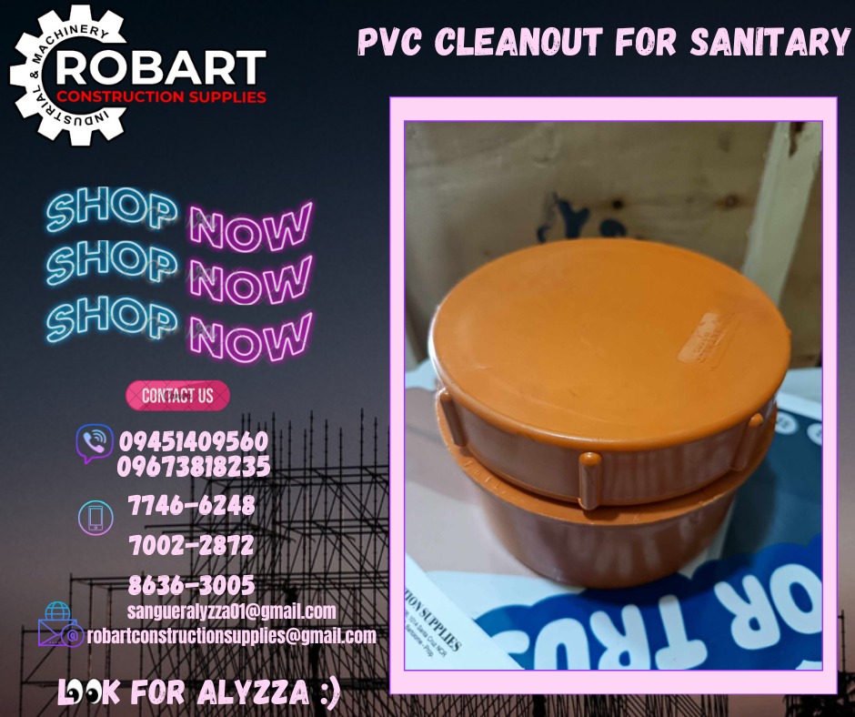 pvc cleanout for sanitary, Commercial & Industrial, Construction Tools ...