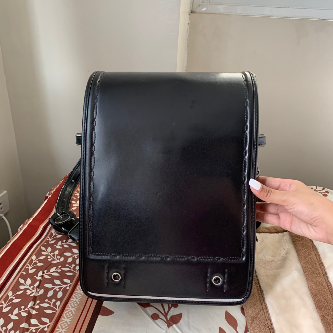 Randoseru Black Japanese Backpack, Women's Fashion, Bags & Wallets ...