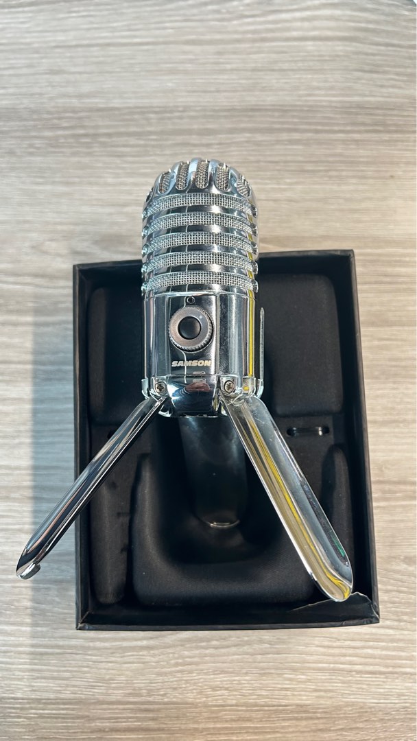 Samson Meteor Mic USB Studio Condenser Microphone, Elektronik, Audio di ...