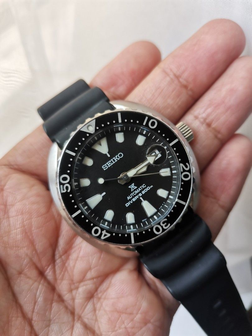 Seiko Mini Turtle srpc35k1, Men's Fashion, Watches & Accessories ...