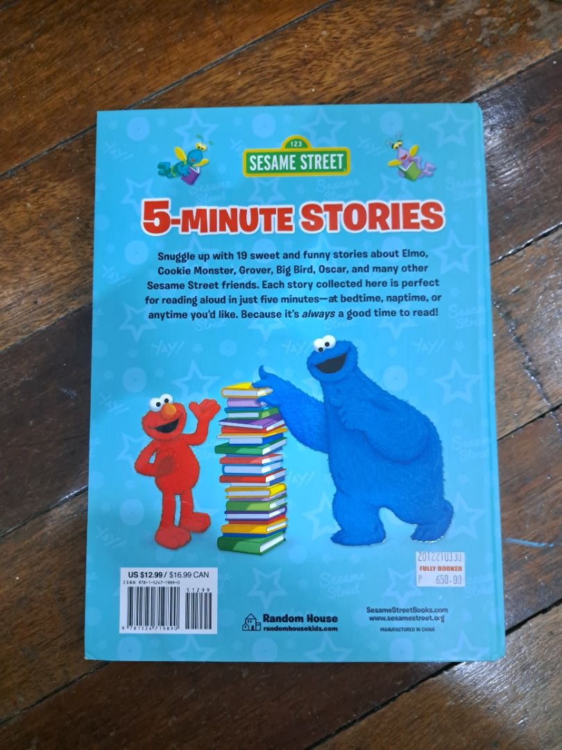 Sesame Street 5-Minute Stories Collection, Hobbies & Toys, Books ...
