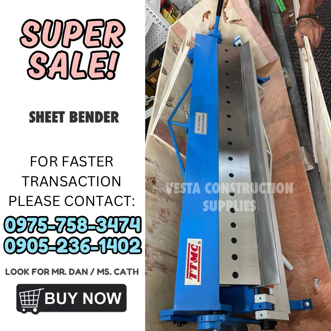 Sheet Bender, Commercial & Industrial, Construction Tools & Equipment ...