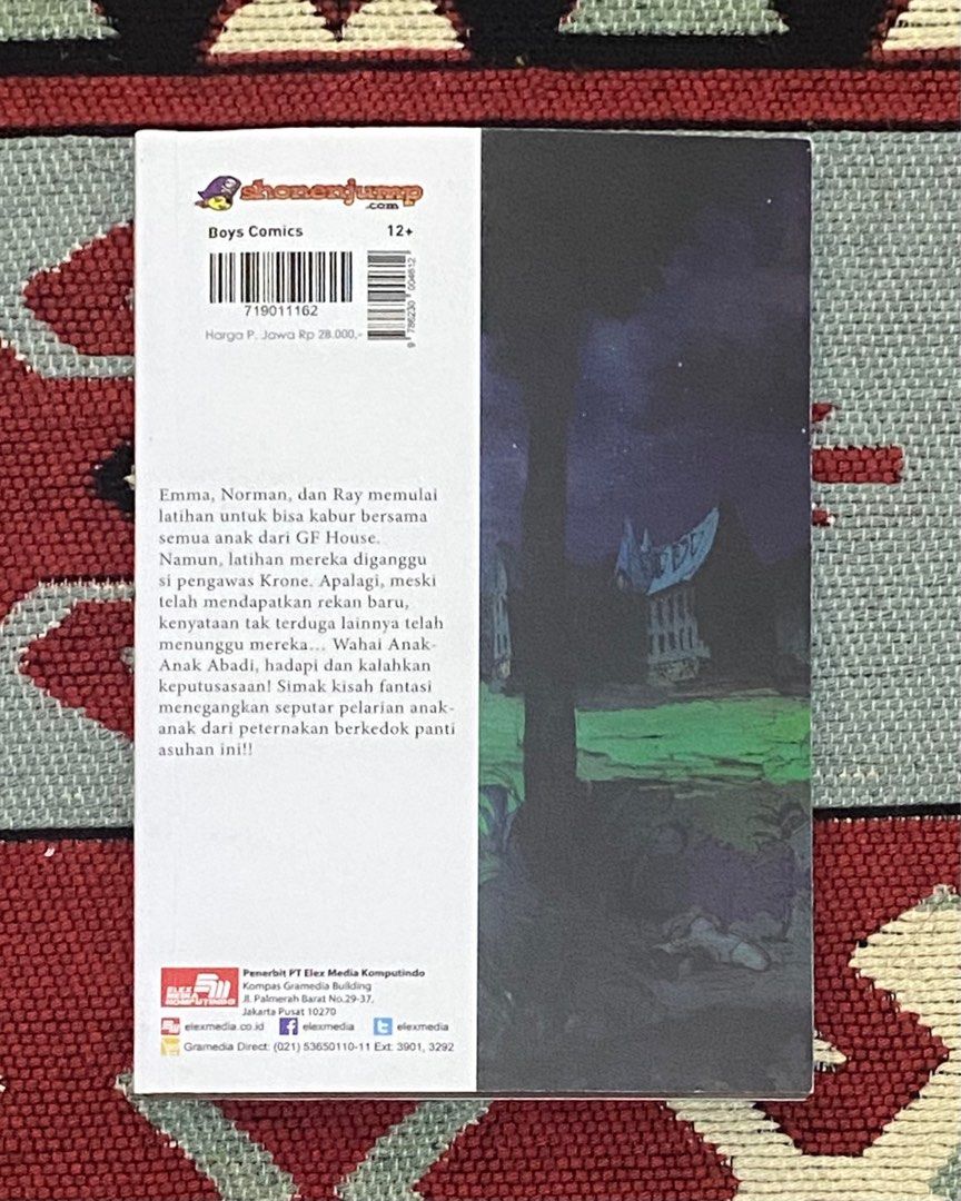 the promised neverland tpn manga vol 2, Buku & Alat Tulis, Komik dan ...