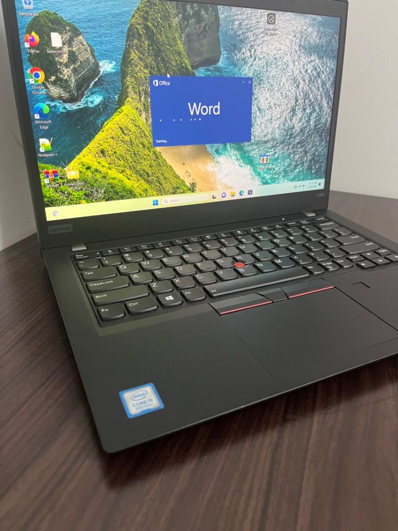 Thinkpad X390/i5-8th Gen/8GB/256GB/Battery Health 90%/Intel UHD ...