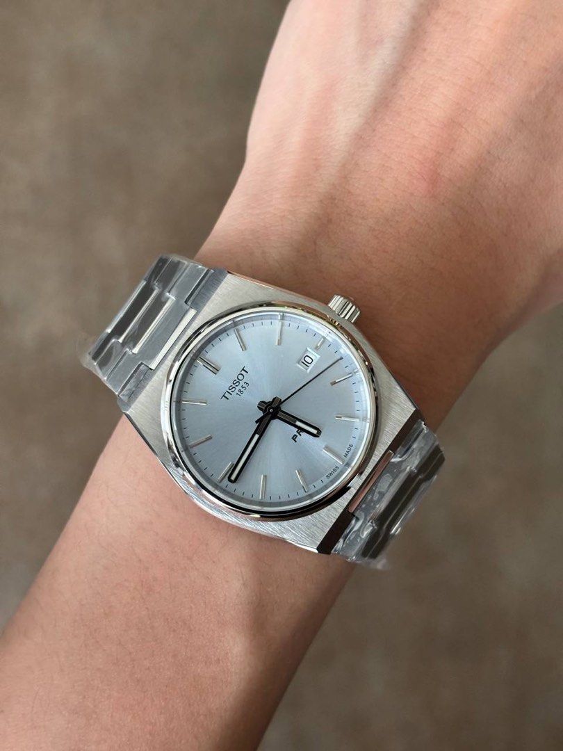 Tissot PRX Light Blue 35mm, Luxury, Watches on Carousell
