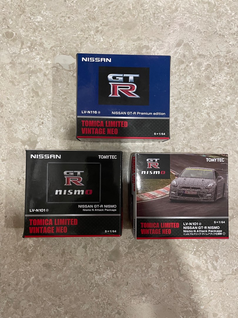 Tomica LV-N101d N101c N116a Nissan GT-R, Hobbies & Toys, Toys & Games ...