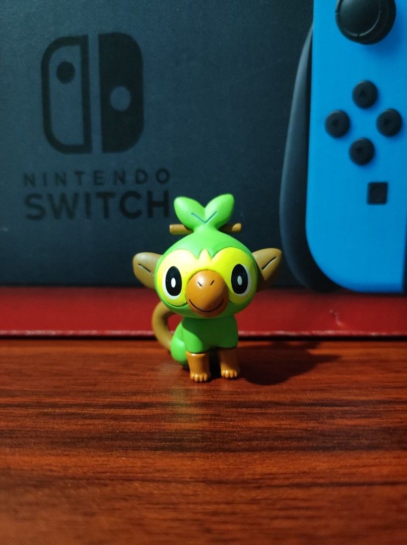 TOMY Pokemon Figure - Grookey, Hobbies & Toys, Toys & Games on Carousell